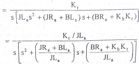 transfer function of armature controlled dc motor latest 2024