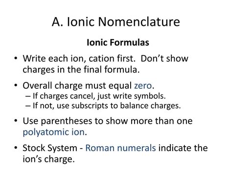 PPT Mastering Ionic Nomenclature Naming And Formulas Guidance PowerPoint Presentation ID