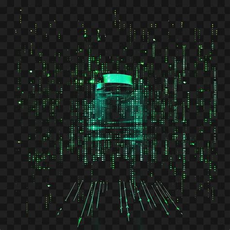 premium psd psd of hacking borderline design neon lines style binary