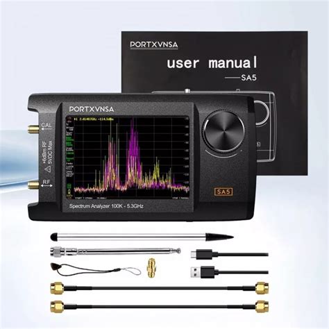 Sa5 Spectrum Analyzer And Signal Generator Compact Design 4 Inch Ips Lcd