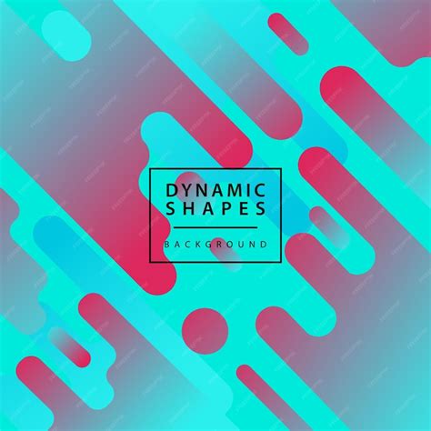 Premium Vector Modern Dynamic Shapes Style Background Combination Modern Style Abstraction