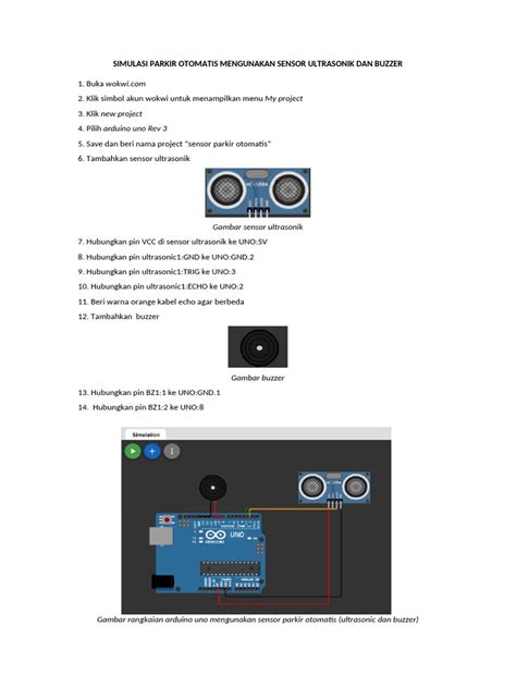 Sensor Parkir Otomatis Pdf