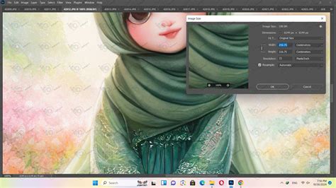 بک گراند کودکانه دختر ناز کوچولوی با حجاب نشسته روی تخته سنگ میان گلهای