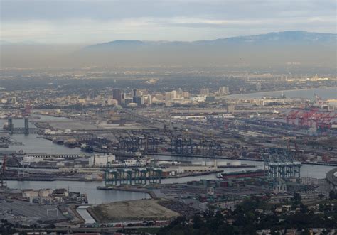 Port Of Los Angeles Map Harbor Los Angeles California Usa