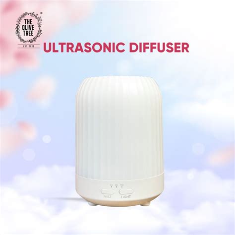The Olive Tree Ultrasonic Aromatherapy Diffuser Essential Oil