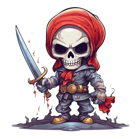 Premium Vector Skull Helmet Illustration