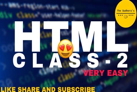 Learn Programming Language From Scratch Html Class 2 Very Easy And Anyone Can Learn Learn With