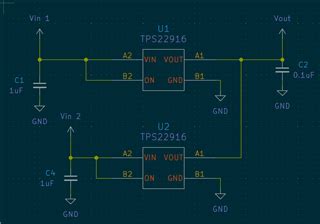 TPS22916 Query On Load Sharing Using Load Switch Power Management Forum Power Management