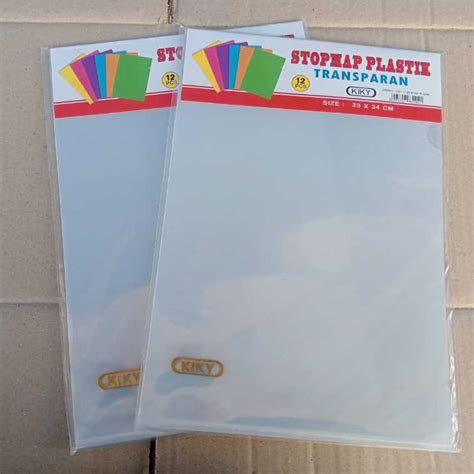 Jual 1 Pack 12 Lembar Map L F4 Kiky Transparan Map Bening F4 Shopee Indonesia
