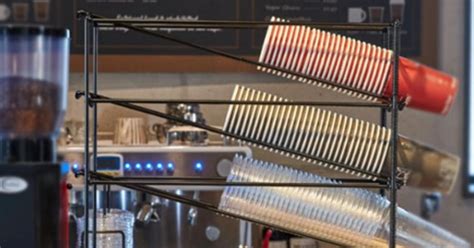 와이어랙 테이크아웃 디스펜서 4단 카페 Pp 컵 일회용컵 종이컵 거치대 스프링 보관함 갈마1동 생활주방 당근 중고거래