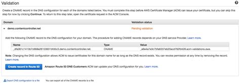 Certificate Manager Content Controller