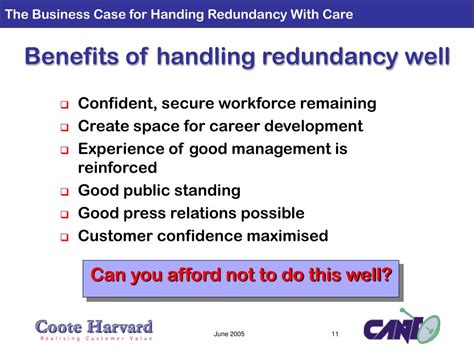 PPT Redundancy The Business Case For Handling Employees With Care PowerPoint Presentation