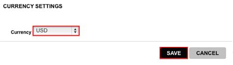 Currency Settings AnaZana Help Center