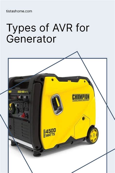 Types Of Avr For Generator Inverter Generator Portable Generator