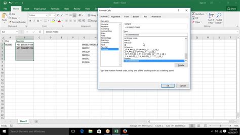 Custom Formatting In Excel 2016 Advanced Excel Training Center Youtube