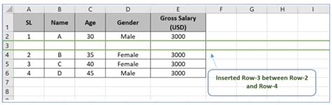 How To Insert Row In Excel With Shortcut Key Method