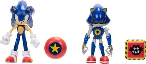 Sonic The Hedgehog Sonic 4 Action Figure 2 Pack Modern Sonic And Mode