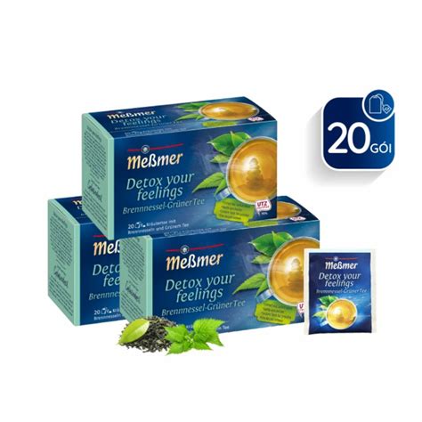 Combo 3 Boxes Detox Your Feelings Tea Bag Messmer