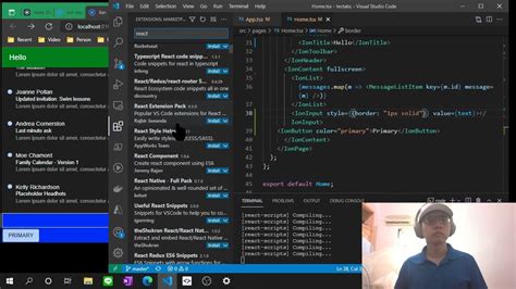 Ionic React 前端 Nodejs 後端 Azure 雲端 Part 1 Youtube