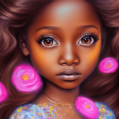 Beautiful Dark Brown Skinned Disney Princess 8k Graphic · Creative Fabrica
