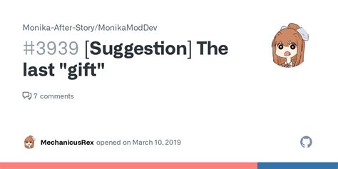 Suggestion The Last T · Issue 3939 · Monika After Storymonikamoddev · Github