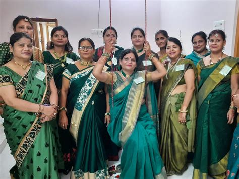 Women Of Mathur Vaish Samaj Celebrated Hariyali Mahotsav Enjoyed Swing