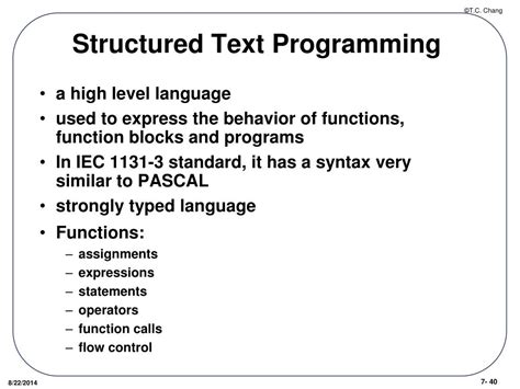 Ppt Chapter 7 Programmable Logic Controller Powerpoint Presentation