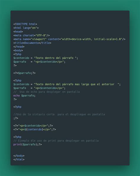 Desplegar Datos En Pantalla Con Php Y Html5