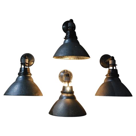 Pair Of X Ray Mercury Glass Clamshell Shades For Sale At 1stdibs