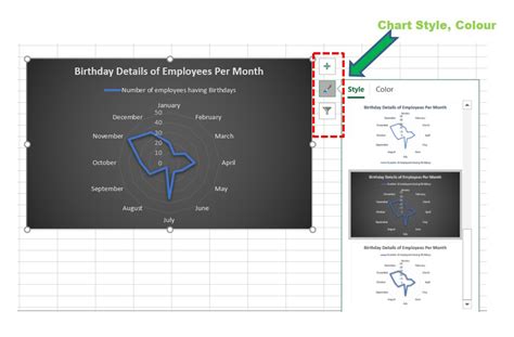 Radar Chart Or Spider Chart In Excel Geeksforgeeks