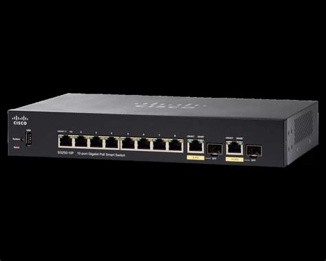 Cisco Sg250 10p K9 Uk 10 Port Gigabit Poe Switch Network System Cisco Network Accessories