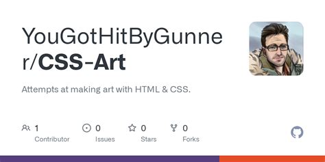 Github Yougothitbygunnercss Art Attempts At Making Art With Html And Css