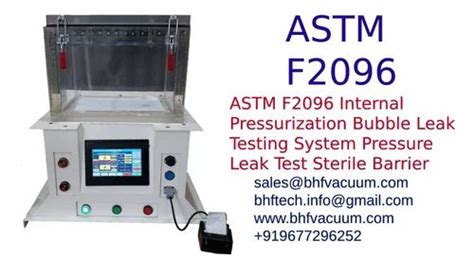 Astm F2096 Internal Pressurization Bubble Leak Testing System Pressure