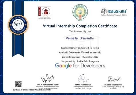 Velisella Sravanthi On Linkedin Apsche Eduskillsfoundation Apscheeduskillsinternship