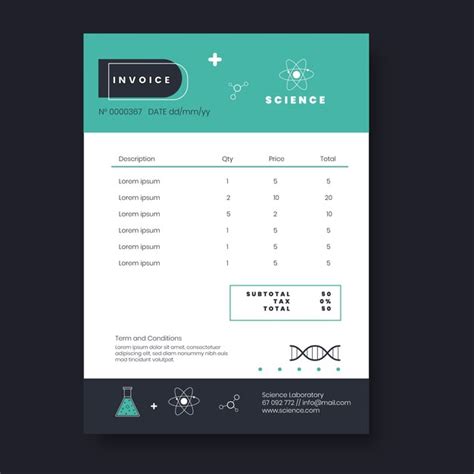 Page 16 Invoice Template Design Vectors And Illustrations For Free Download