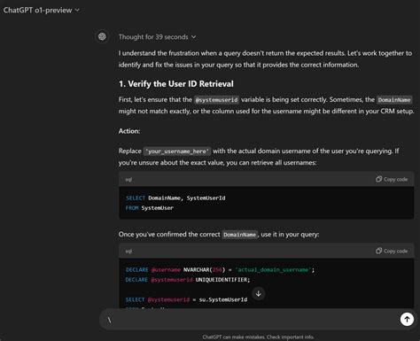 How I Used Chatgpt O1 And Claude For Generating A Sql Rbac Report And Was Surprised By The