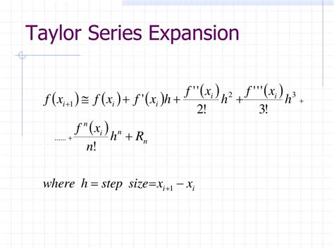 What Is The Taylor Series Expansion Of Mathexmath