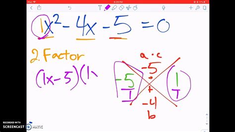 Solve By Factoring Advanced YouTube