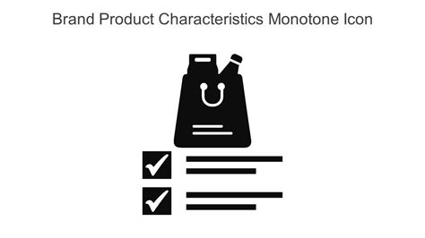 Brand Product Characteristics Monotone Icon In Powerpoint Pptx Png And Editable Eps Format PPT
