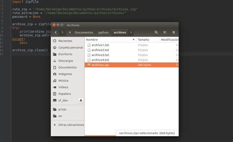 Extraer Archivos De Un ZIP Con Python Decodigo