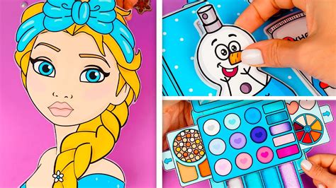 Как сделать игровую книгу Косметика для Эльзы из бумаги Youtube