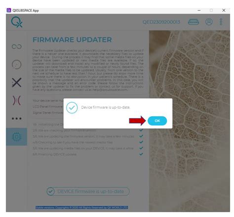 How To Update The Quex Ed Firmware Qx World