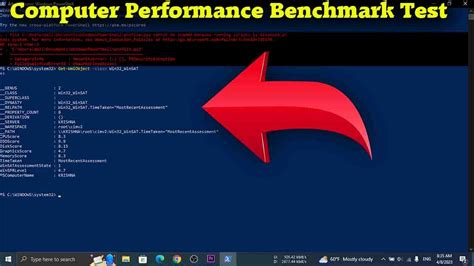 How To Run Computer Performance Benchmark Test On Windows 11 Using Powershell Youtube