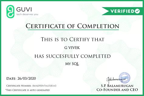 Guvi MySQL Certification PPT