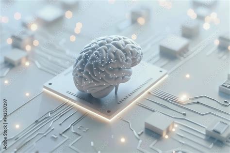 Ai Brain Chip Human Artificial Intelligence Network Mind Logo Design Axon Semiconductor Icon