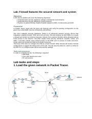 Understanding Enterprise Firewall Configuration With Cisco ASA Course Hero