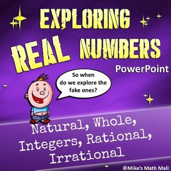 Exploring Real Numbers PowerPoint Only By Mike S Math Mall TPT