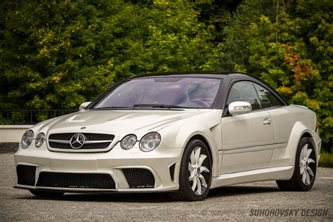 Mercedes Benz Cl W215 Dressed In Wide Body Kit From Poland Autoevolution