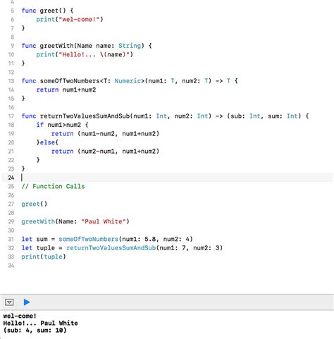 swift functions introduction a function is a set of statements… by
