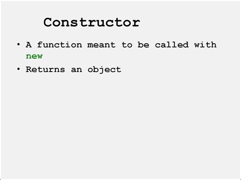 oop part2 constructors презентация онлайн